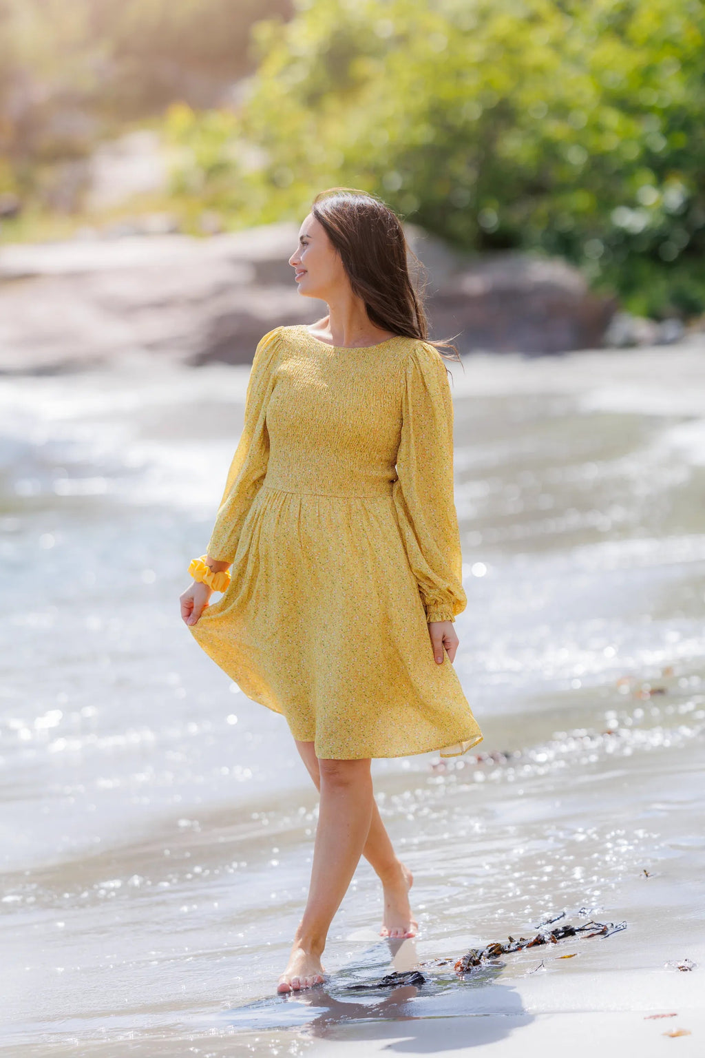 Anna kjole - Banana Cream – Careless